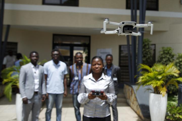 GHA | Ghana: successful training in drone flights, photography and graphic design | Startfinder